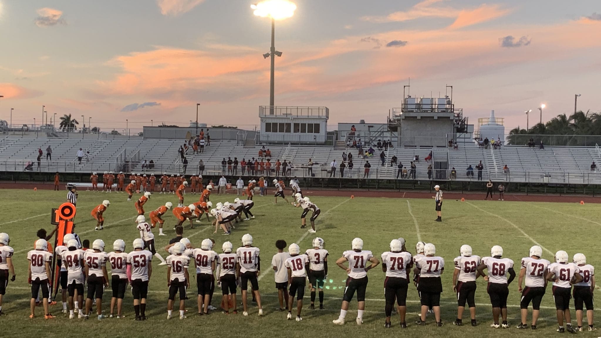 Marjory Stoneman Douglas JV Football Team Competes in 2nd Game This ...